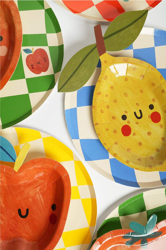 Checkered Paper Plates - Perfect for Birthday Parties & Celebrations ...