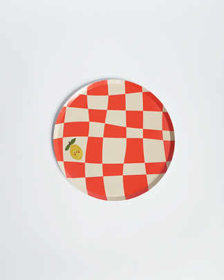 checkered paper plates - Cute Chic Chef Dinner Plates checkered paper ...